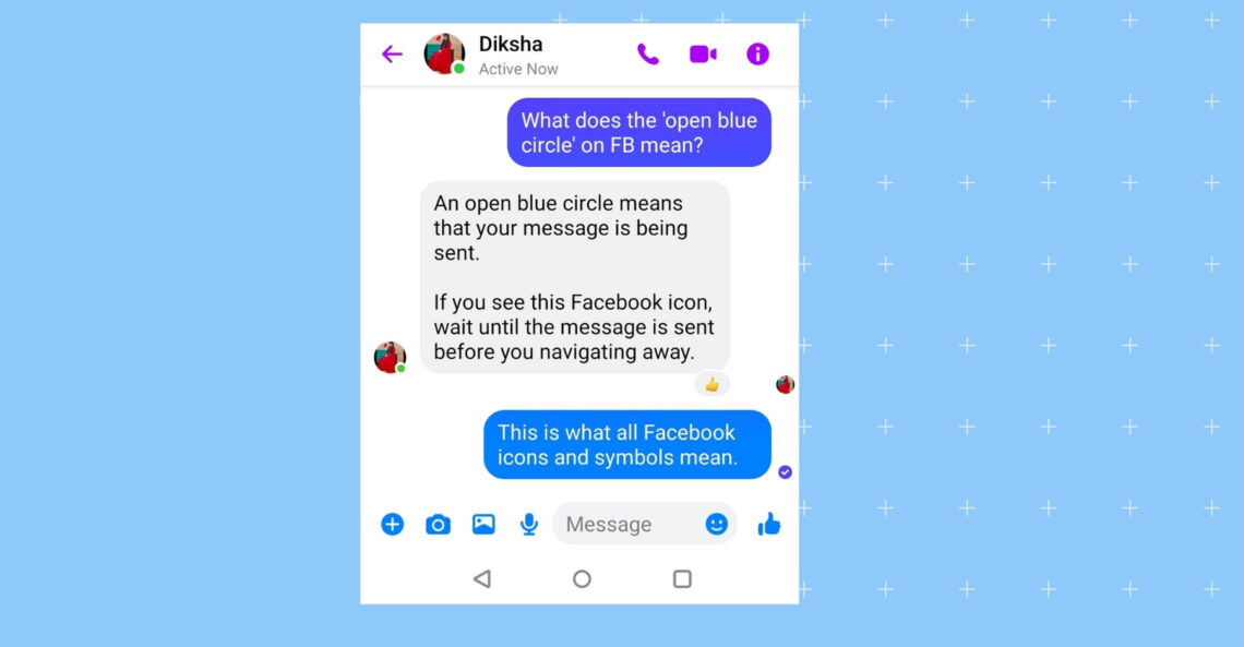 Never Mix Up Facebook Messenger Icons and Symbols | Birdeye
