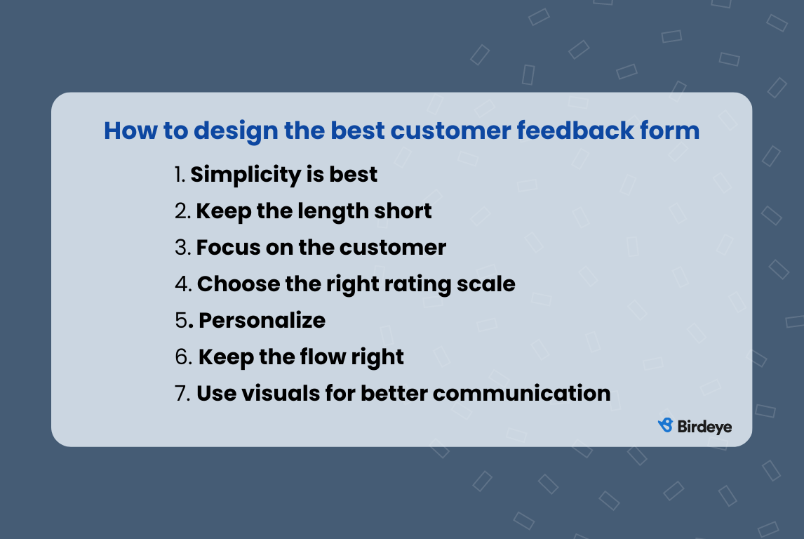 Mastering customer feedback forms for growth | Birdeye