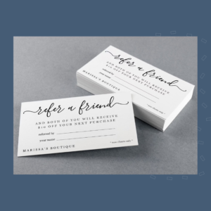 Referral card examples to grow your business in 2023 | Birdeye