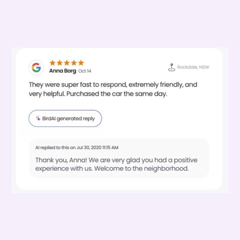 Ethical use of AI review generators for real reviews | Birdeye