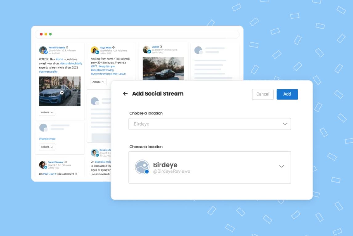 10+ best social media aggregators to scale your presence | Birdeye