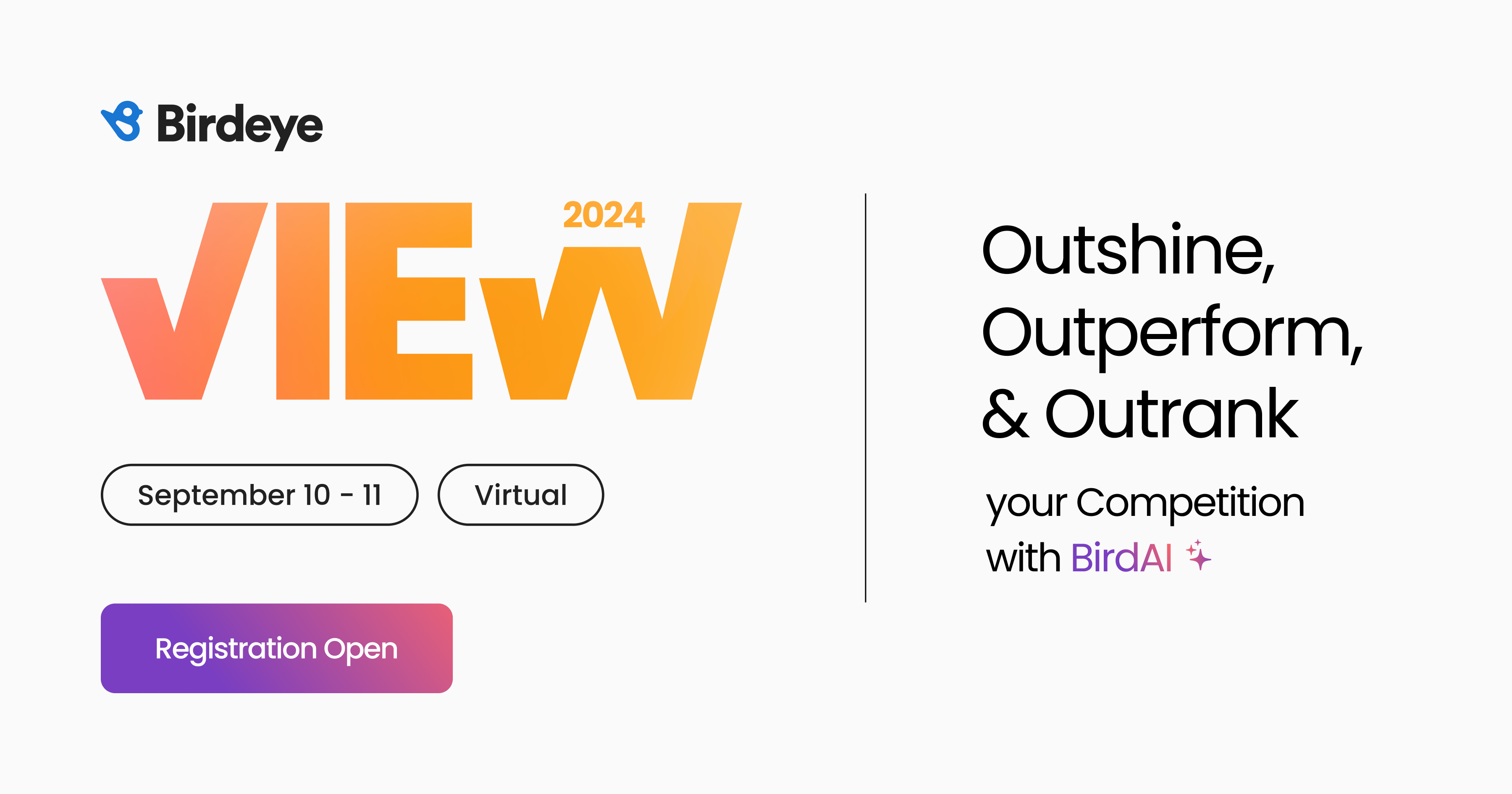 Birdeye View 2024: Outshine your competition with BirdAI