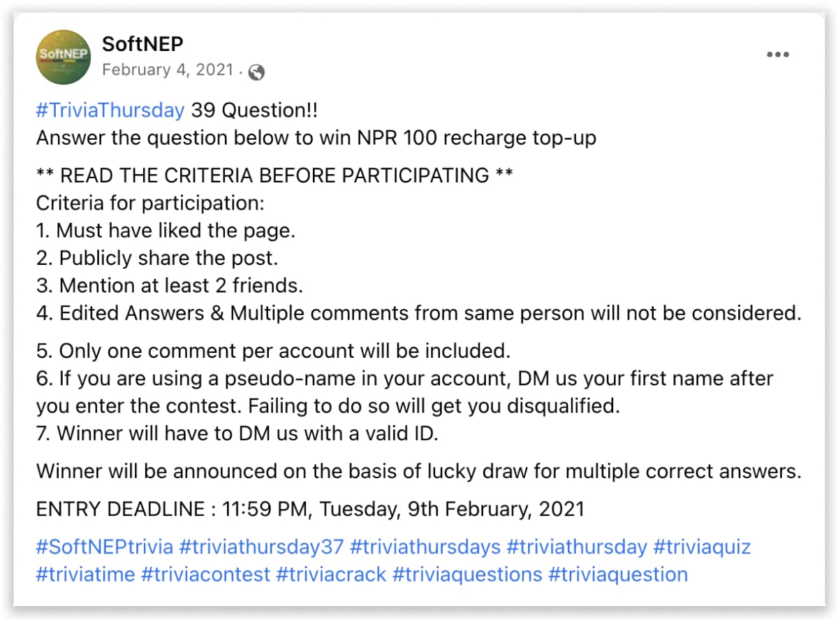 9 Social media contest and giveaway ideas that work | Birdeye