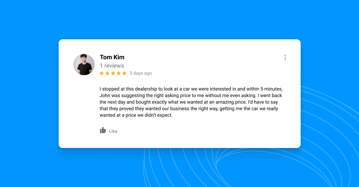 The dealership’s guide to car dealer reviews and ratings | Birdeye