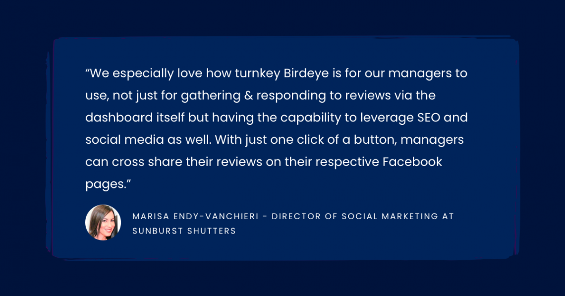 Review management made easy with Birdeye