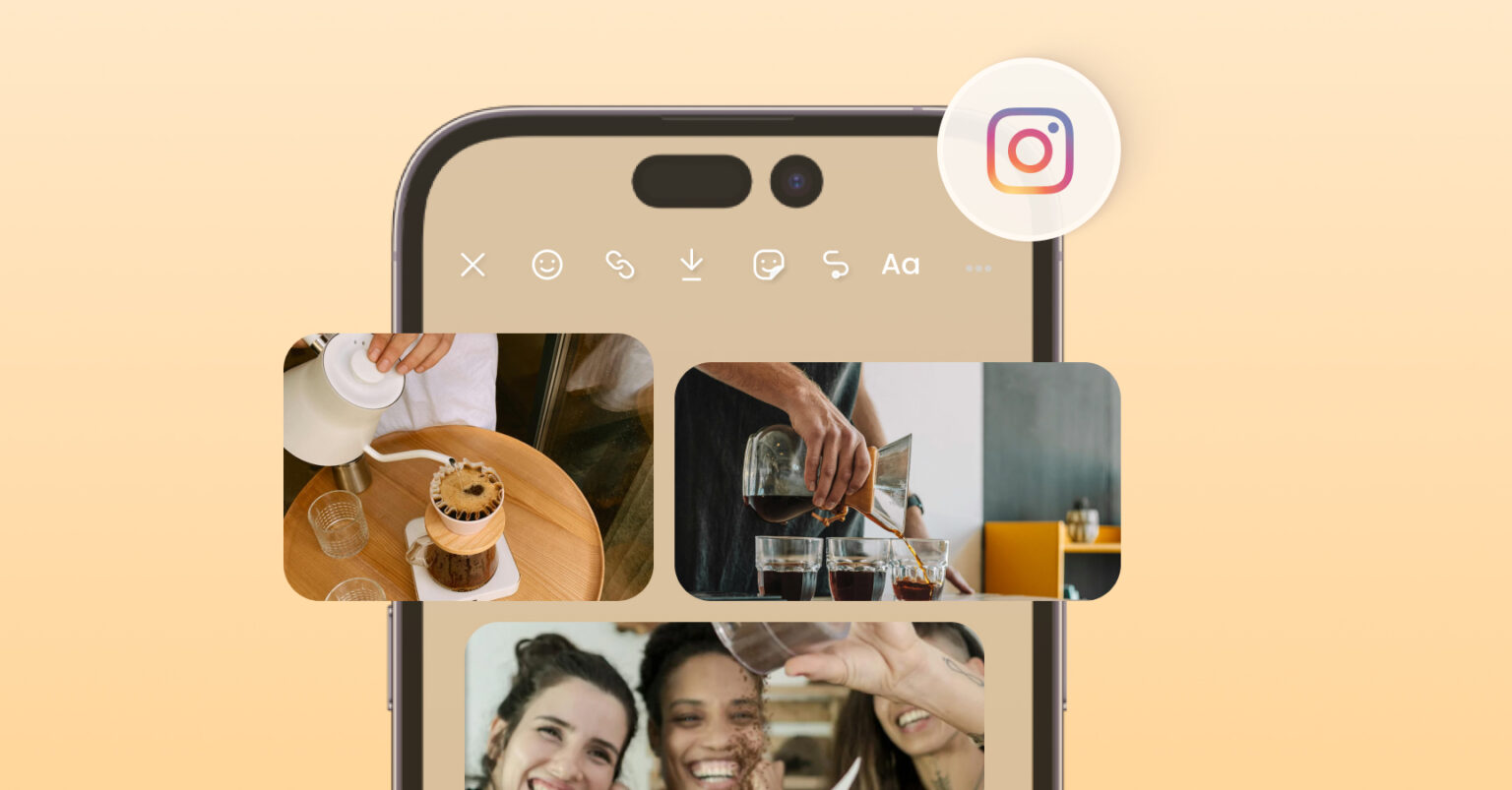 How to add multiple photos to an Instagram Story [Guide] | Birdeye