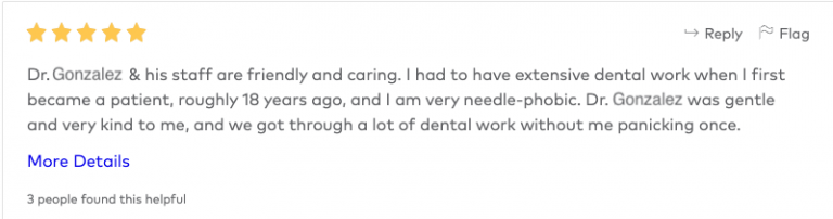 Positive review examples + response templates I Birdeye