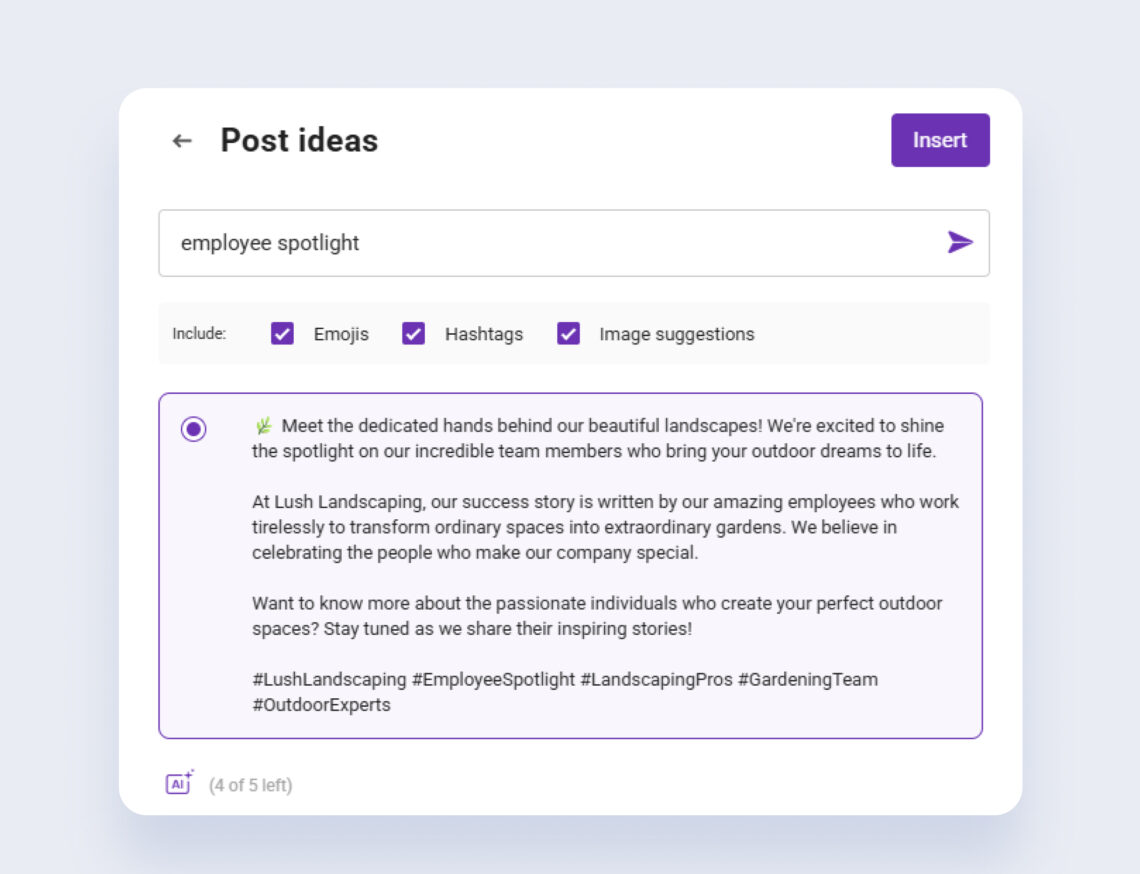 How to use an AI Facebook post generator effectively | Birdeye