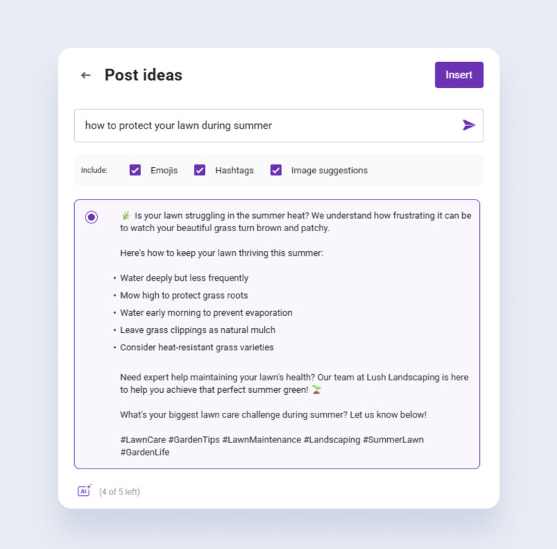 How to use an AI Facebook post generator effectively | Birdeye