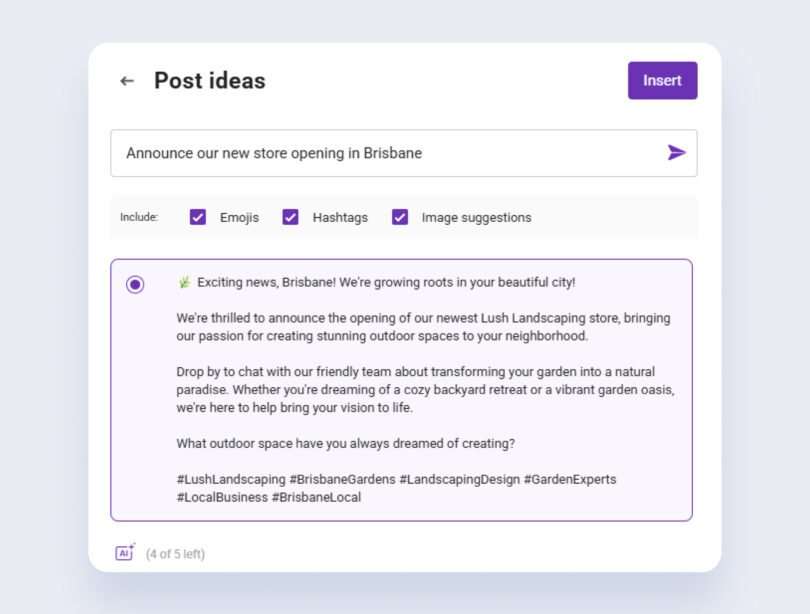 How to use an AI Facebook post generator effectively | Birdeye