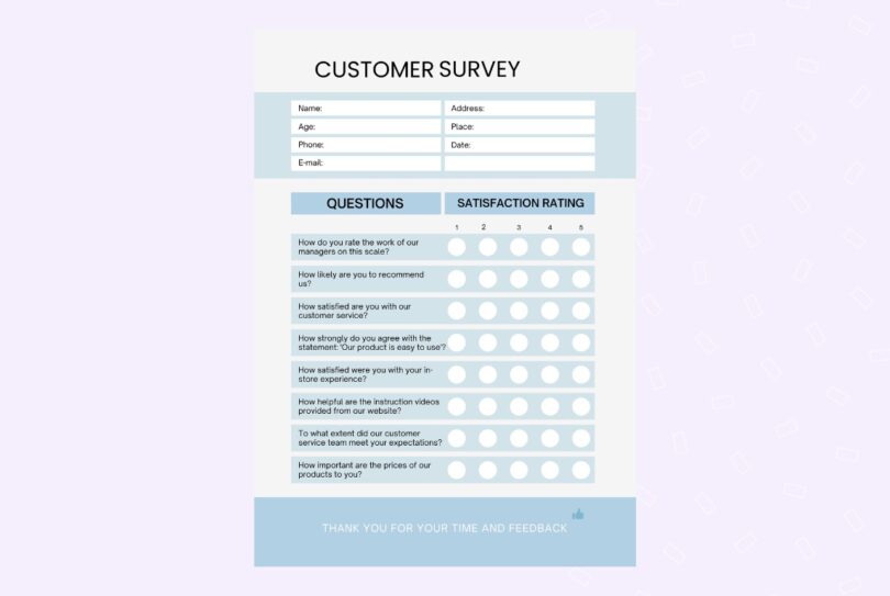50+ survey questions examples for optimal feedback | Birdeye