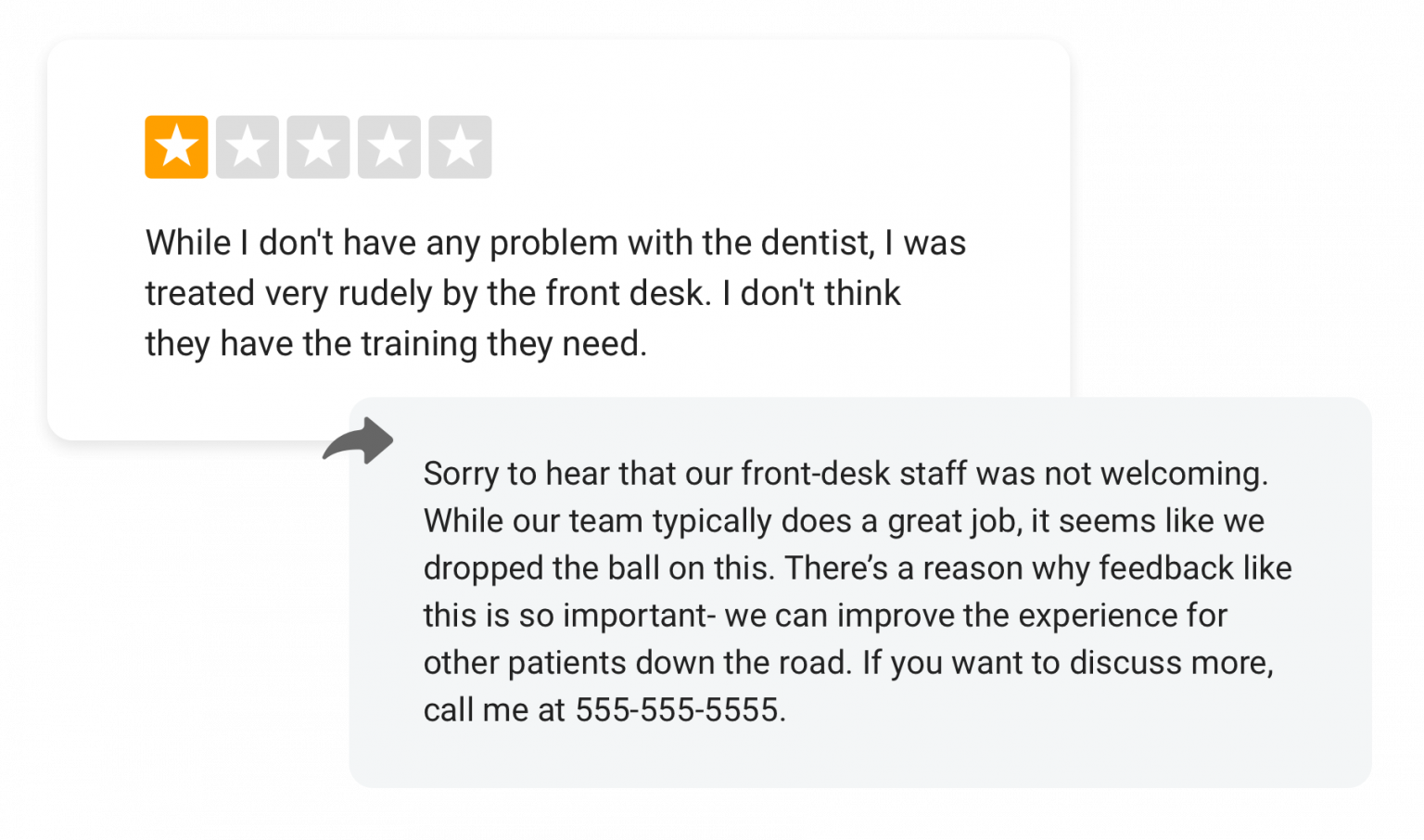 Negative feedback examples: strategies to win back | Birdeye