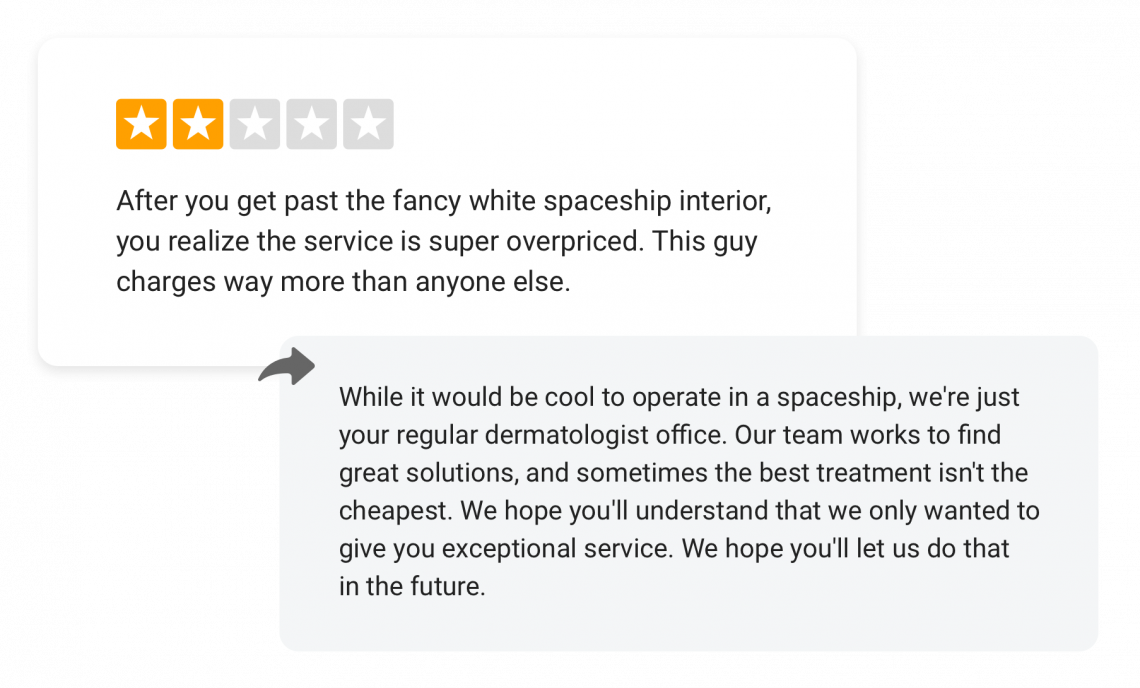 Negative feedback examples: strategies to win back | Birdeye