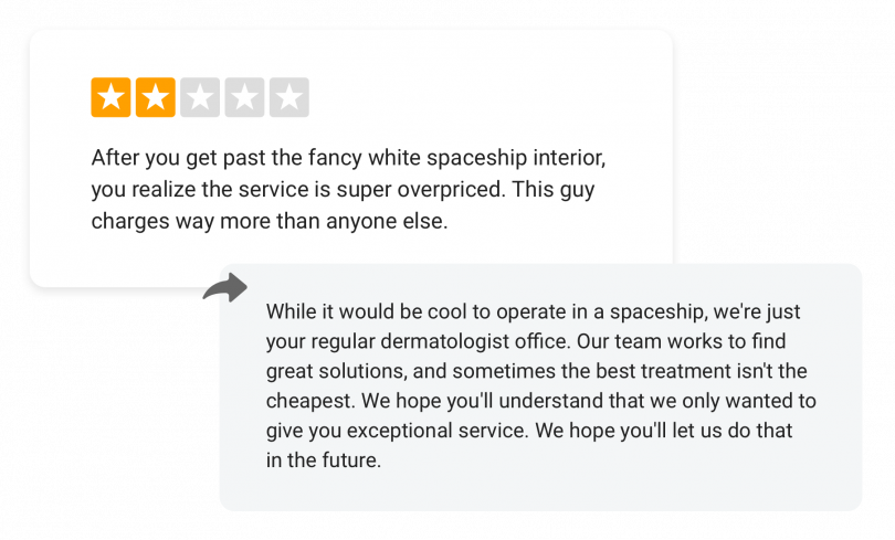 Negative feedback examples: strategies to win back | Birdeye