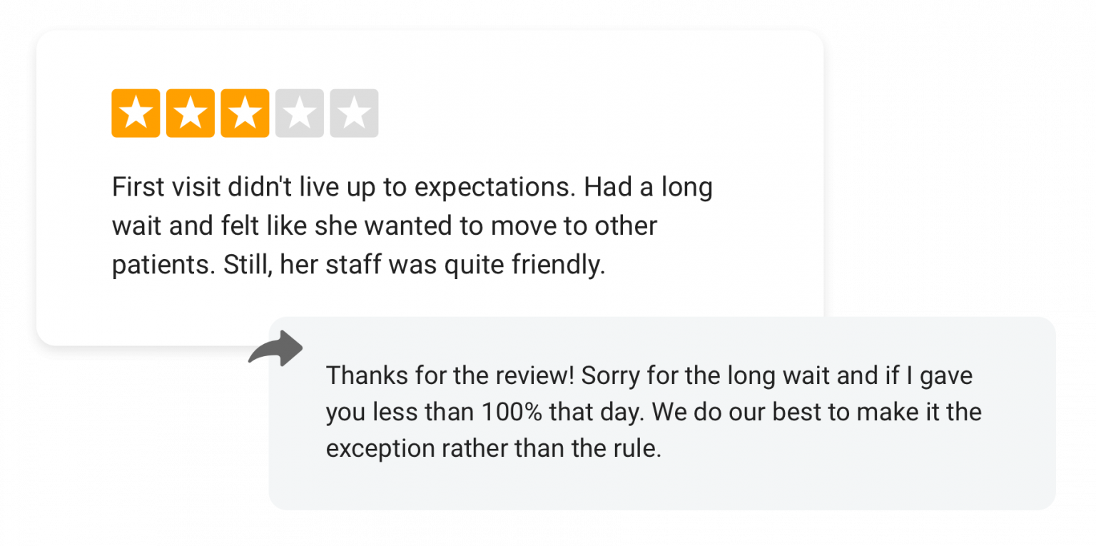 Negative feedback examples: strategies to win back | Birdeye