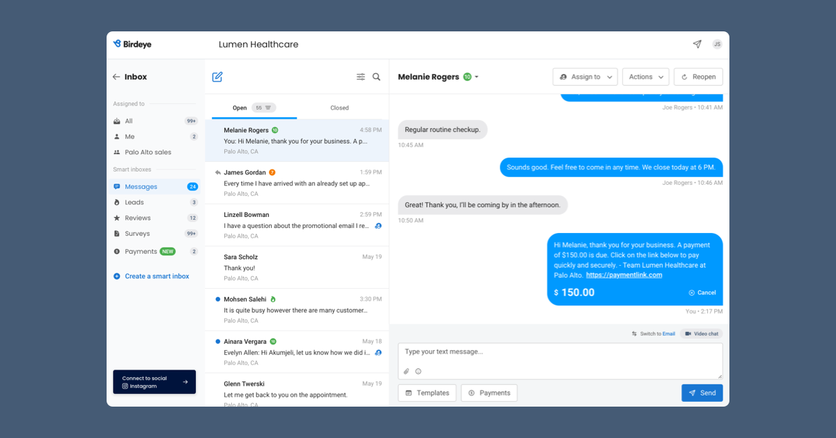 Why you need to offer Pay-by-Text to customers | Birdeye