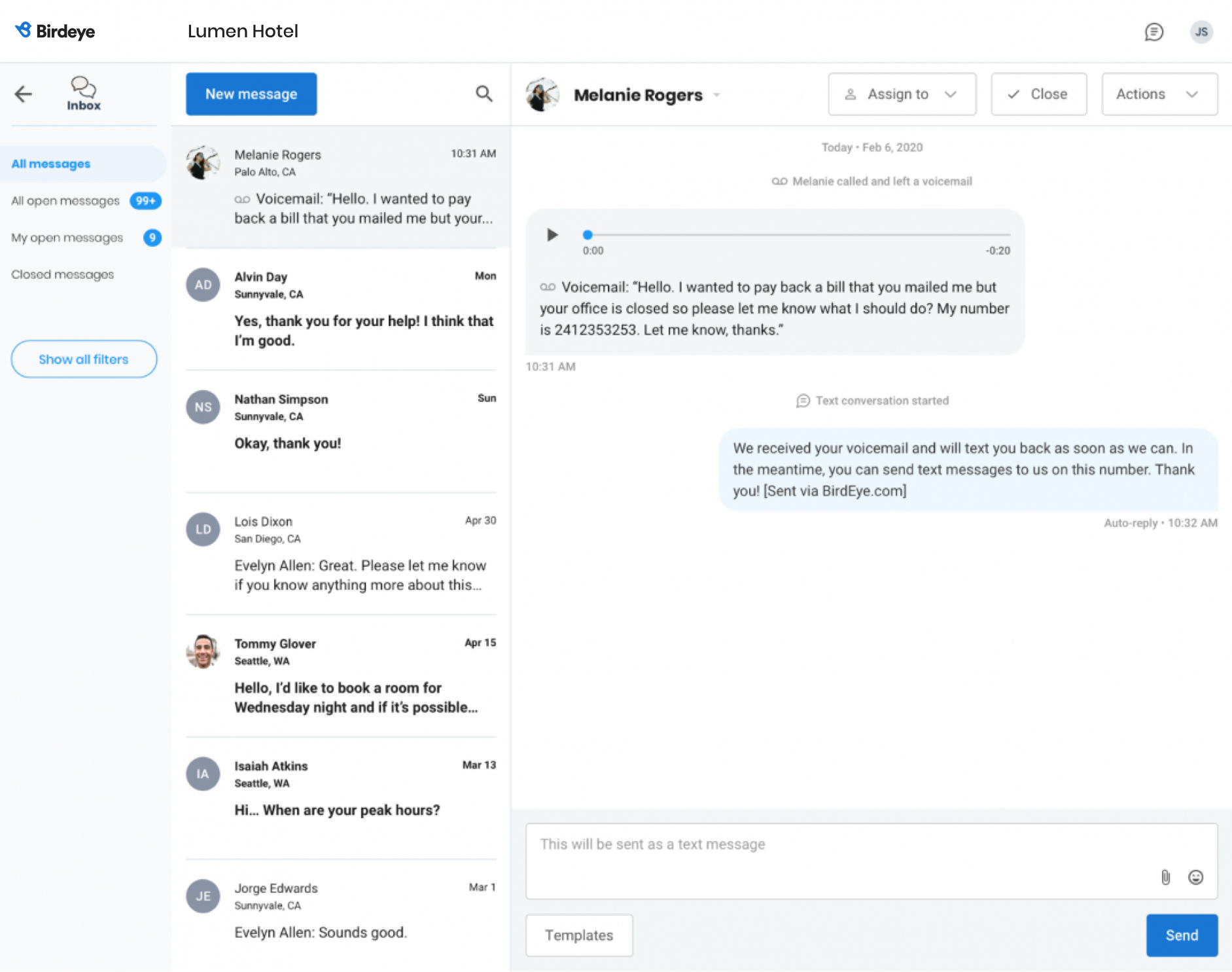Learn about virtual receptionist | Birdeye