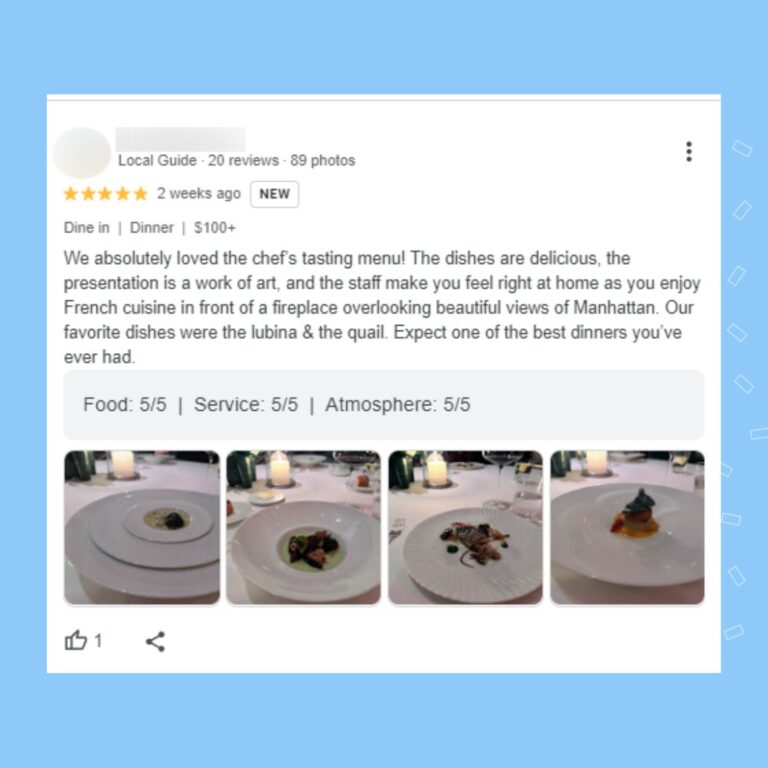 Culinary kudos: 40+ good restaurant review examples | Birdeye