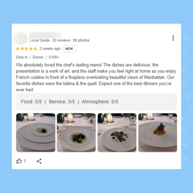 Culinary kudos: 40+ good restaurant review examples | Birdeye