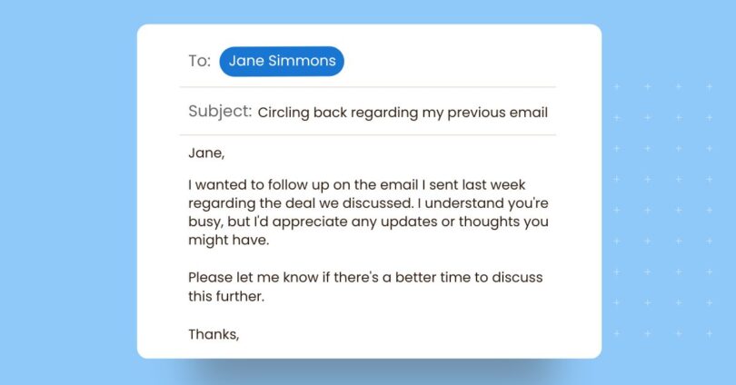 Follow-up email examples + templates to try | Birdeye