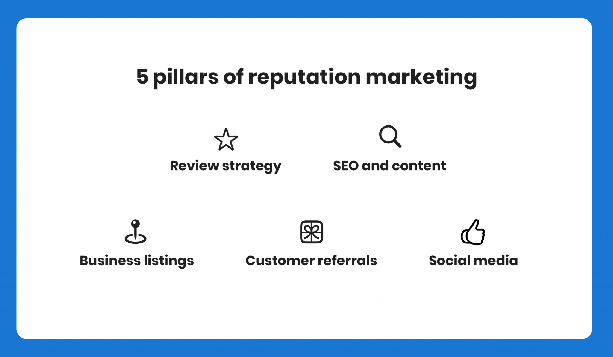 Reputation marketing: 5 pillars to success | Birdeye