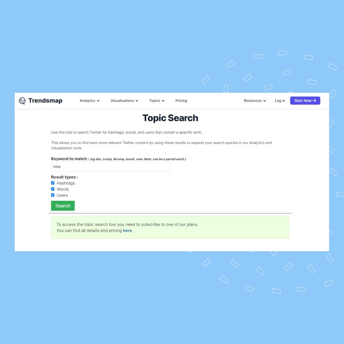 Skip the login: How to search Twitter without an account?