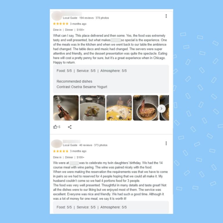 Culinary kudos: 40+ good restaurant review examples | Birdeye